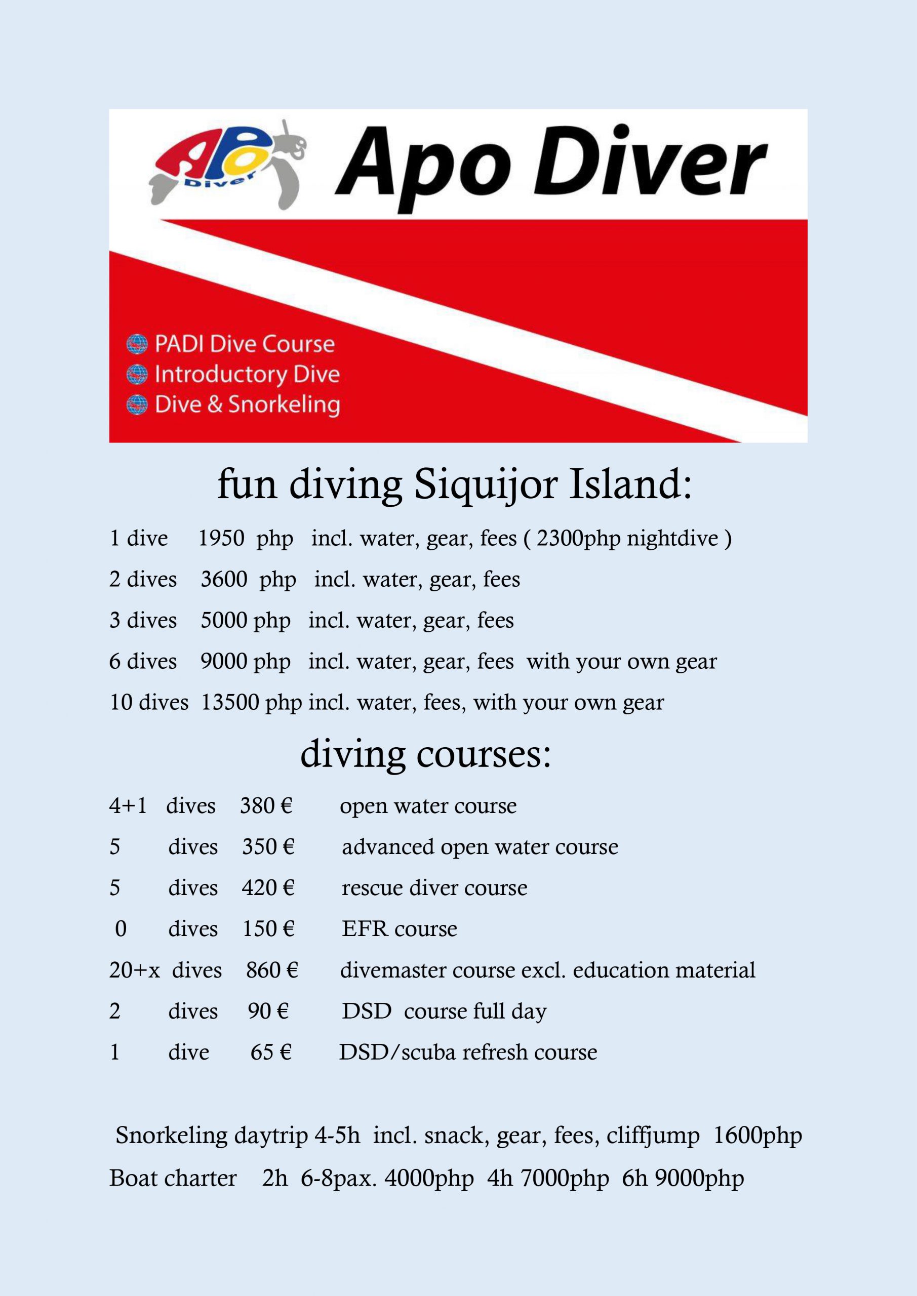 Diving – Apo Divers